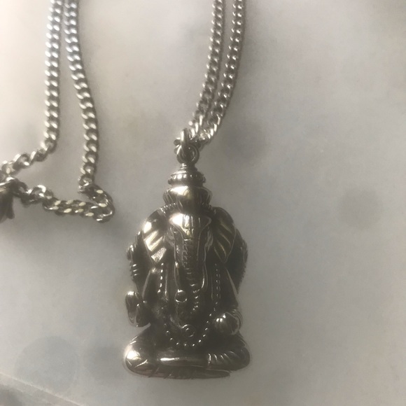 Accessories | Stainless Steel Elephant Buddha Chain | Poshmark